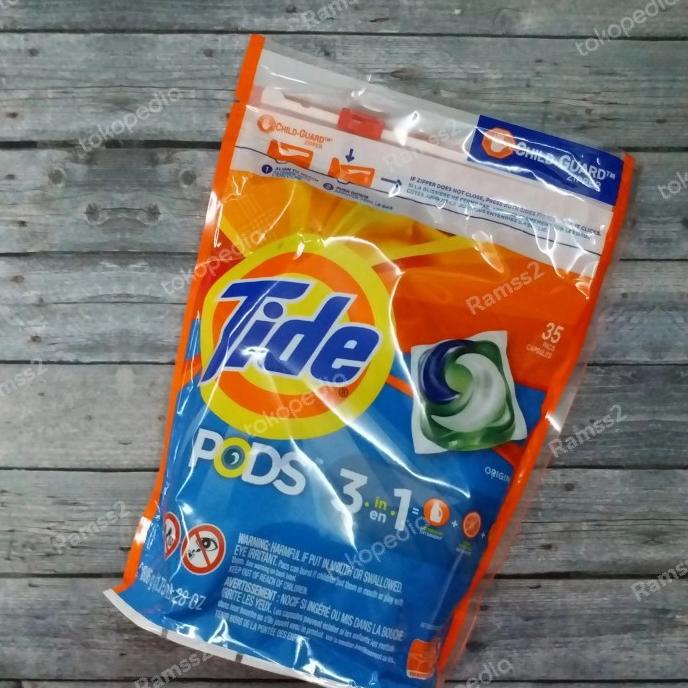 Jual Tide USA Original Pods Capsules 3 in 1 Liquid Detergent Singapore ...