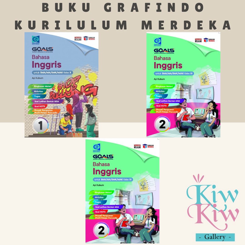 Jual Buku GOALS Bahasa Inggris Kelas 10, 11, 12 SMA/MA Kurikulum Merdeka - Grafindo | Shopee ...