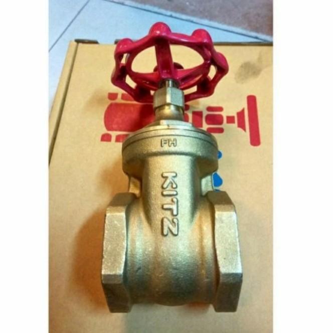 Jual Gate Valve Kitz Kuningan 1/2" Inch | Shopee Indonesia