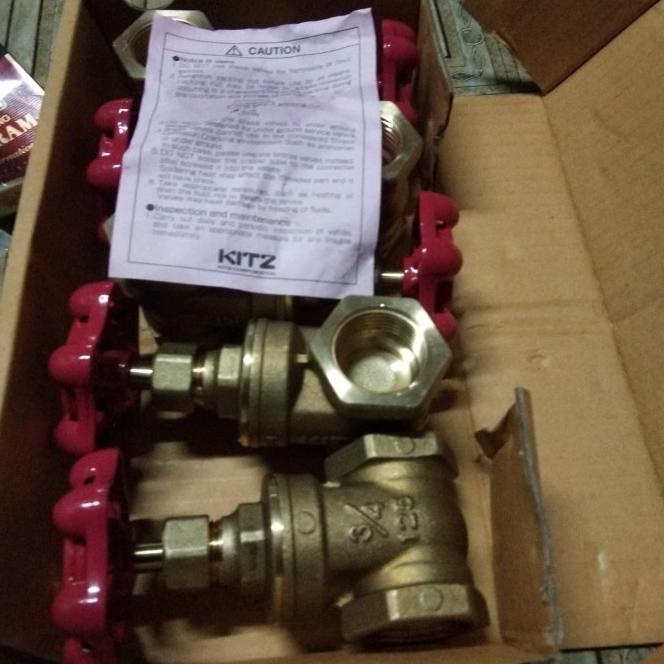 Jual Baru Gate Valve Kitz 3/4" Fh 125 Ori Japan | Shopee Indonesia