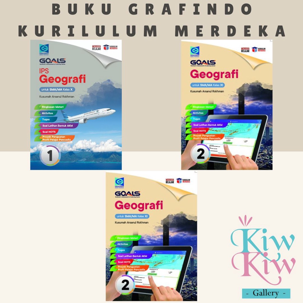 Jual Buku GOALS Geografi Kelas 10, 11, 12 SMA/MA Kurikulum Merdeka - Grafindo | Shopee Indonesia