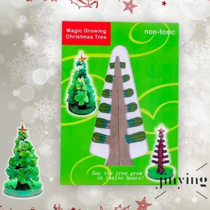 Jual [Dekorasi] S Wind 1/2Pcs Magic Growing Christmas Tree Blossoming ...