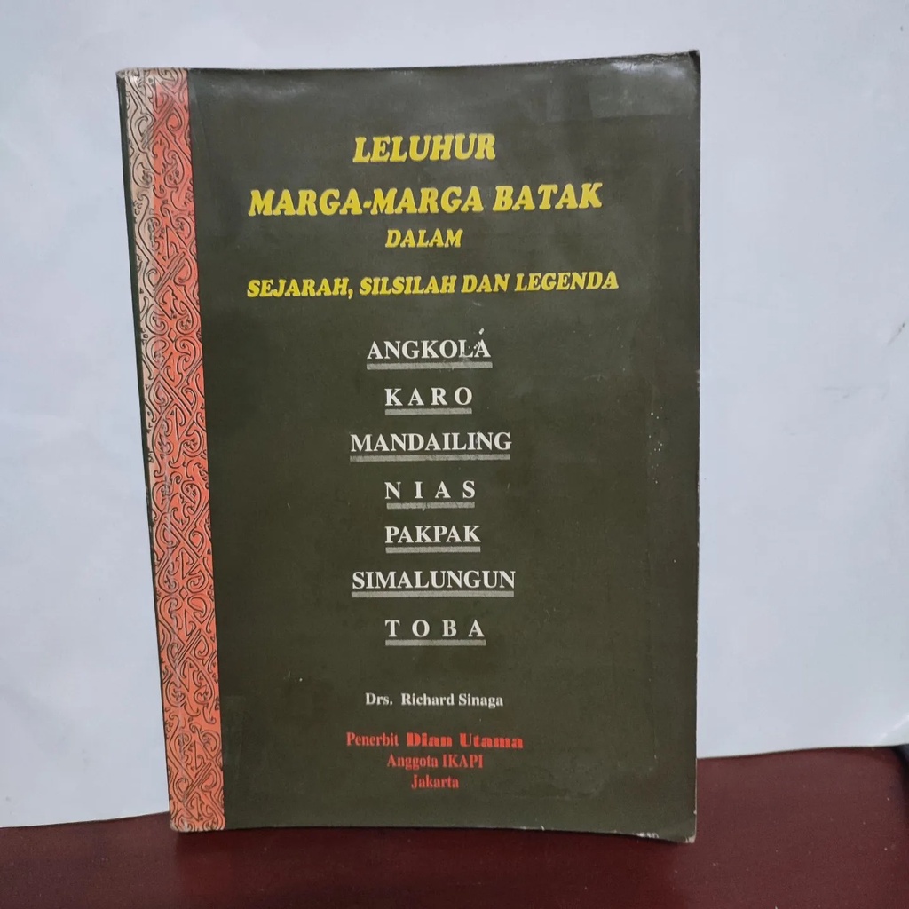 Jual Leluhur Marga-Marga Batak dalam Sejarah, Silsilah dan Legenda ...