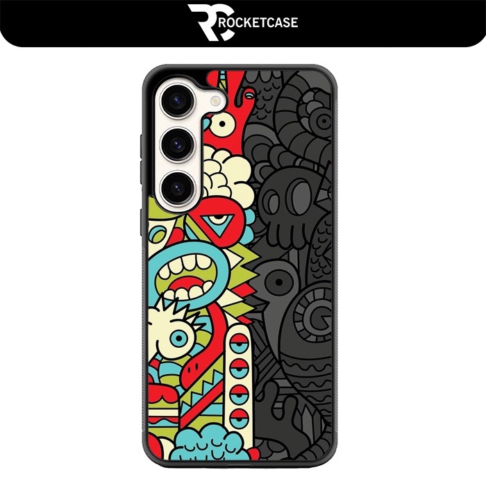 Jual Case Casing Samsung Galaxy S24 S23 S22 S21 S20 FE Plus Ultra Doodle Art BO0437 | Shopee ...