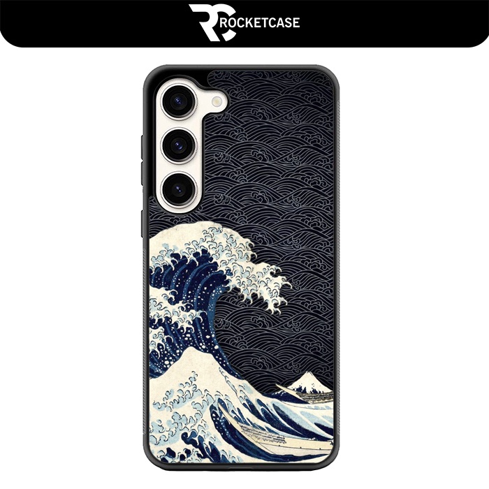 Jual Case Casing Samsung Galaxy S25 S24 S23 S22 S21 S20 FE Plus Ultra Wave Japan WT0974 | Shopee ...