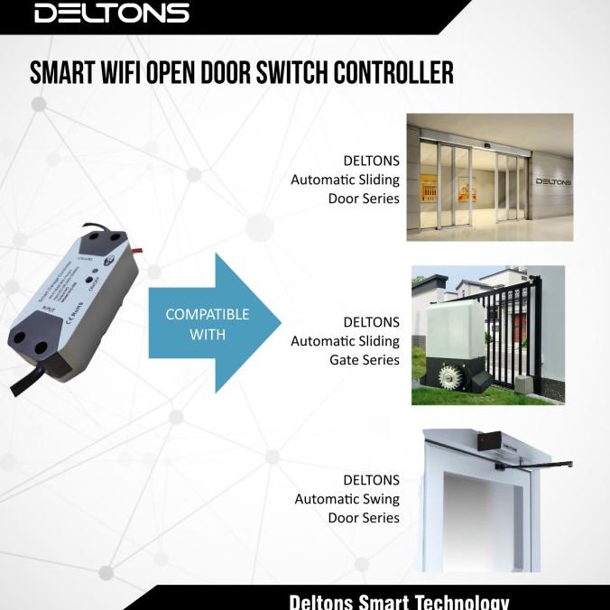 Jual Smart Sliding Gate Opener Wifi Smart Switch Open Close Monitor ...
