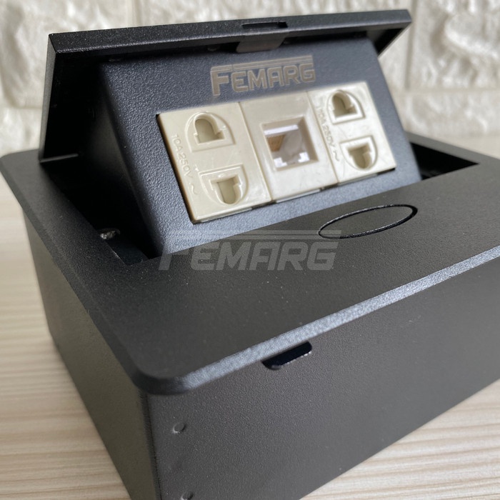 Jual Multi Socket-Po Kecil Femarg Stop Kontak Colokan Meja Meeting ...