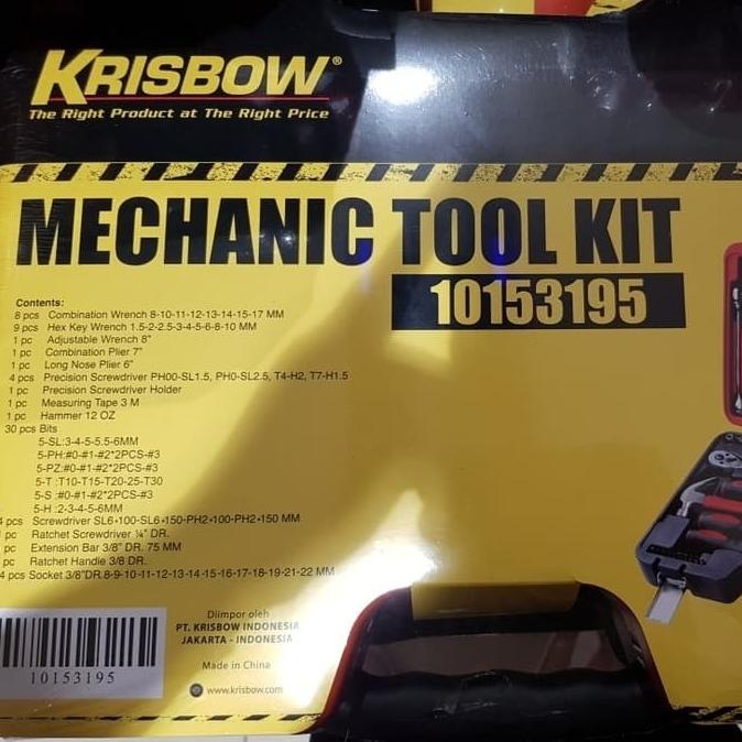 Jual Toolkit 78 Box Set Tool Kit Original Krisbow Kotak Perkakas ...