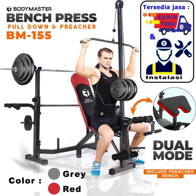 Jual Benchpress Bench Press Multi Multifungsi Bangku Fitness Home Gym ...