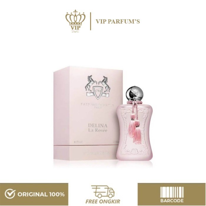 Jual Parfums De Marly Delina La Rose Edp 75Ml Original Full Set ...