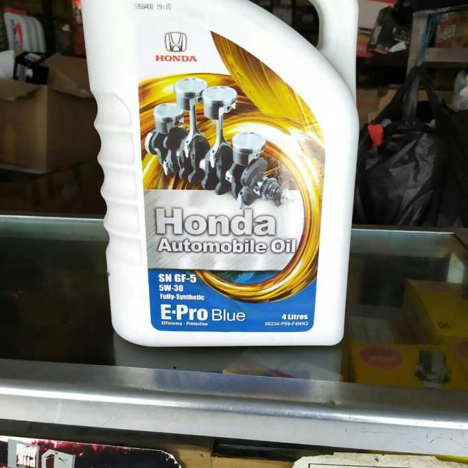 Jual Oli Mesin Mobil Honda Epro E-Pro Blue 4 Liter Asli Ori | Shopee ...
