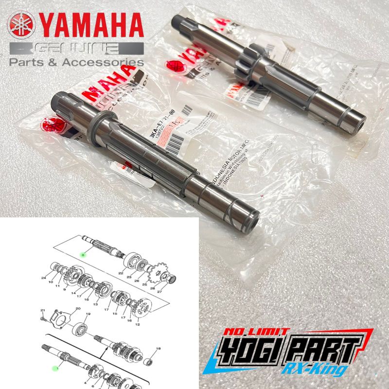 Jual AS RASIO RUMAH KOPLING GIR DEPAN AXLE MAIN DRIVE RXKING RX KING ...