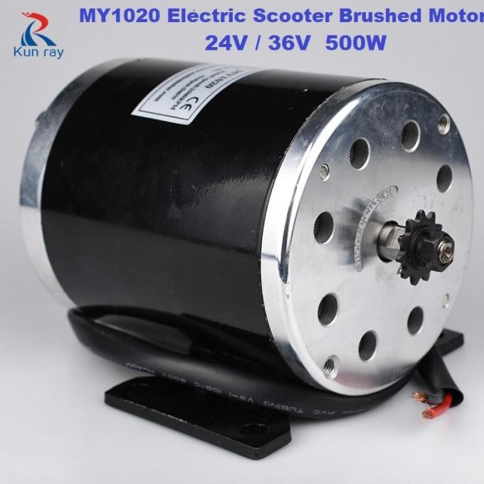Jual DC Motor MY1020 Electric Scooter Brushed Motor 24V / 36V 500 Watt ...