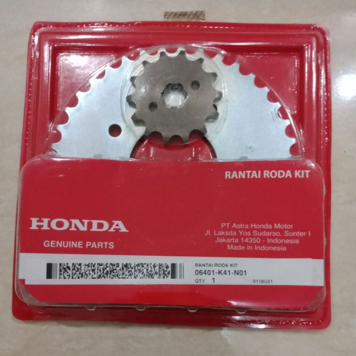 Jual Limted Gear Set / Rantai Roda Kit K41 Ahm Honda New Supra X 125 Fi Blade Promo Murah ...