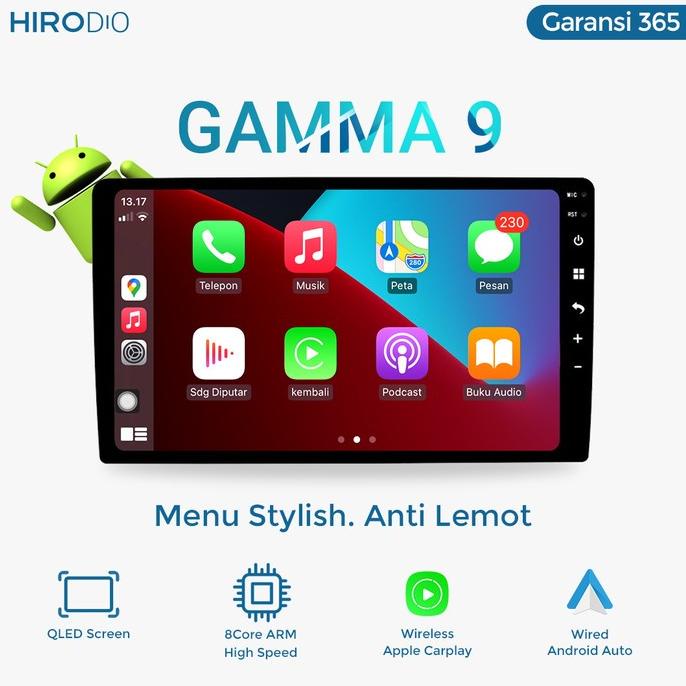 Jual Head Unit Android Hirodio 9Inch Hiro Gamma 9 | Shopee Indonesia