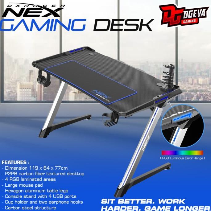 Jual Dxracer Nex Gaming Desk Rgb / Dxracer Nex Rgb Meja Komputer Kantor ...