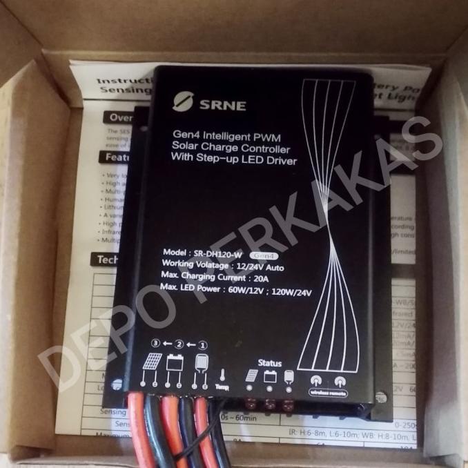 Jual Gen4 PWM Solar Charge Controller With Step-Up LED Driver, SRNE ...