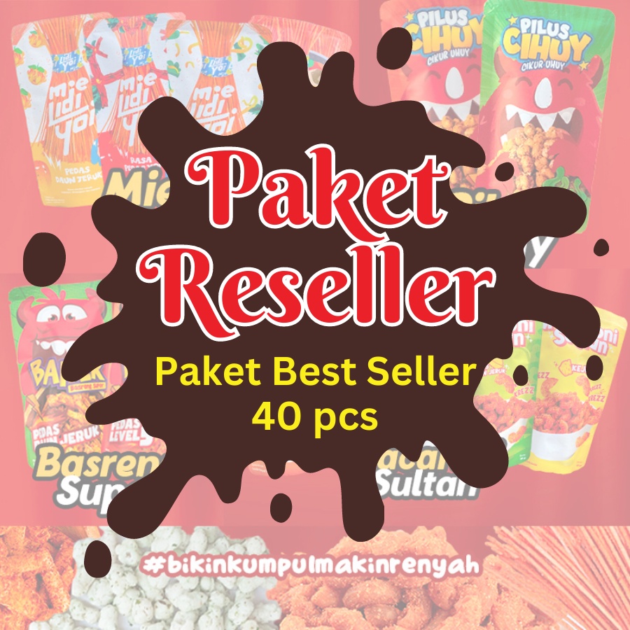 Jual SUKANYEMIL - Paket Reseller Best Seller 40 pcs bebas pilih varian ...