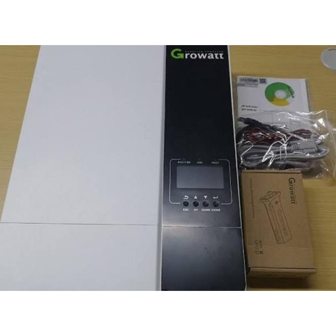 Jual Inverter Hybrid Off Grid Growatt 5000W SPF 5000 ES Solar Charge 5Kw | Shopee Indonesia