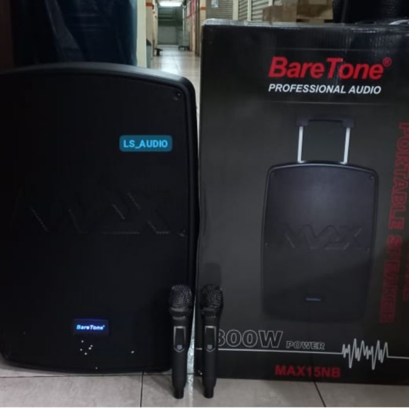 Jual Speaker Portable Baretone MAX15 NB MAX15NB 15 Inch 800 Watt ...