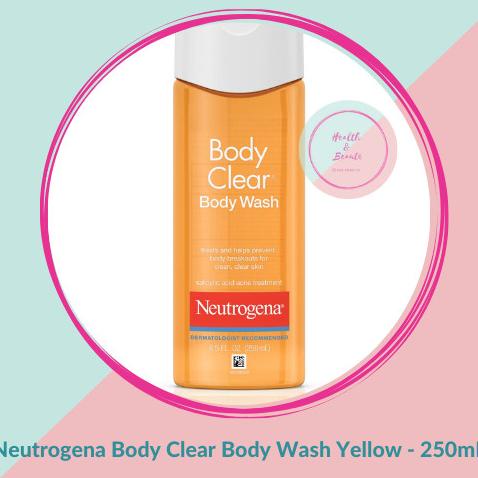Jual Neutrogena Body Clear Body Wash - Yellow 250mL (Anti Acne ...