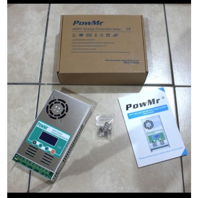Jual PowMr MPPT 60A 12v/24v/36v/48v Solar Charge Controller SCC charger | Shopee Indonesia