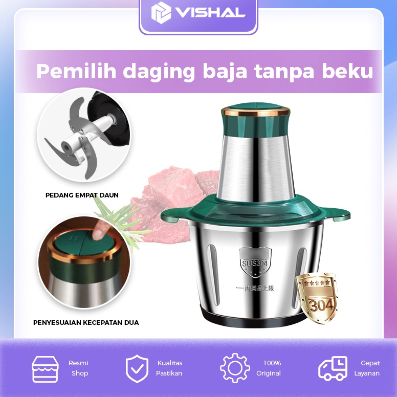 Jual Modis.. VISHAL Blender Daging Chopper Meat Grinder Sepenuhnya ...