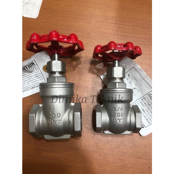 Jual Gate Valve Kitz Ss 304 1 Inch / Gate Valve Stainless Steel ...