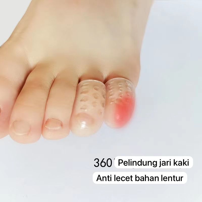 Jual 2PCS SILIKON PELINDUNG JARI KAKI BENING ANTI LECET SEPATU HAK ...