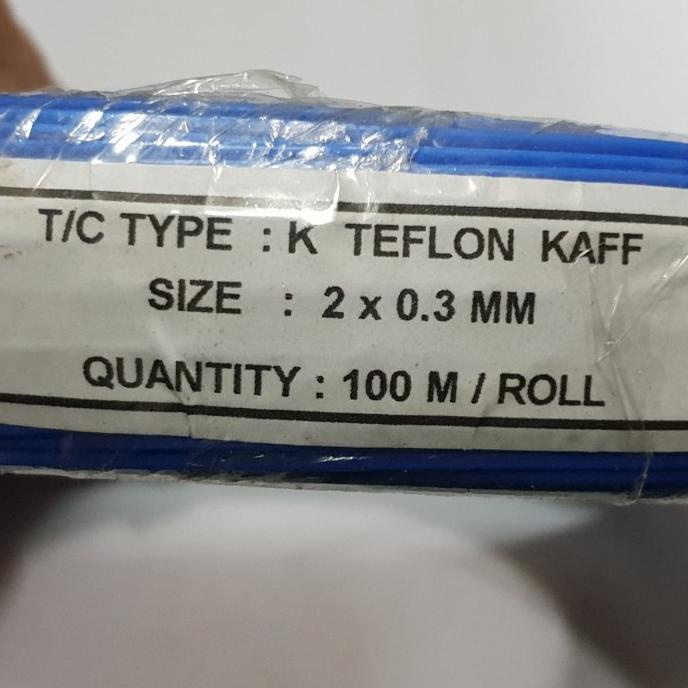 Jual Kabel thermocouple type k teflon 2 x 0,3mm (roll) | Shopee Indonesia