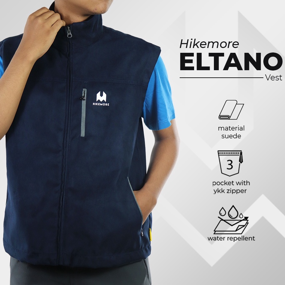 Jual Codeh6H1t Jaket Rompi PDL Pria Lapangan Hikemore Eltano Softshell ...