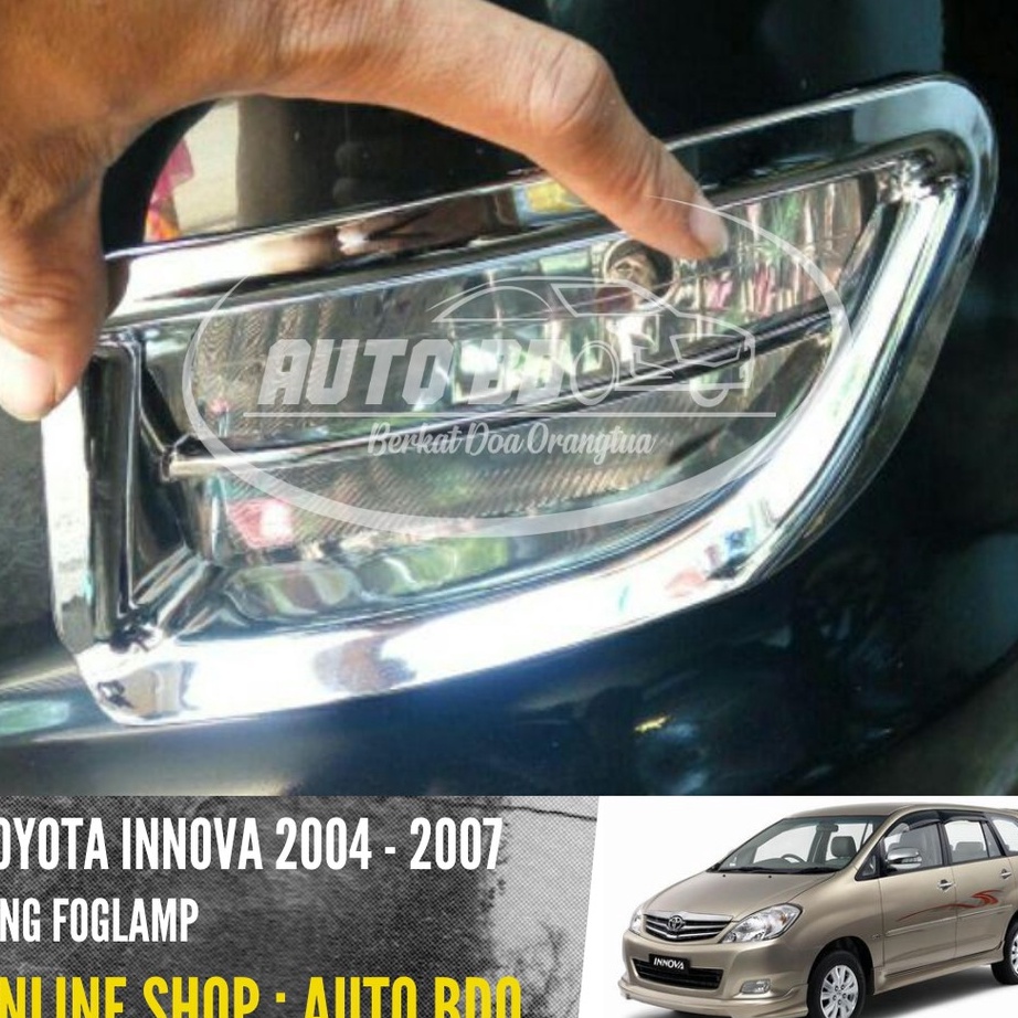 Jual DNE343 Garnish Lampu Kabut Lis Fog Lamp Innova || | Shopee Indonesia