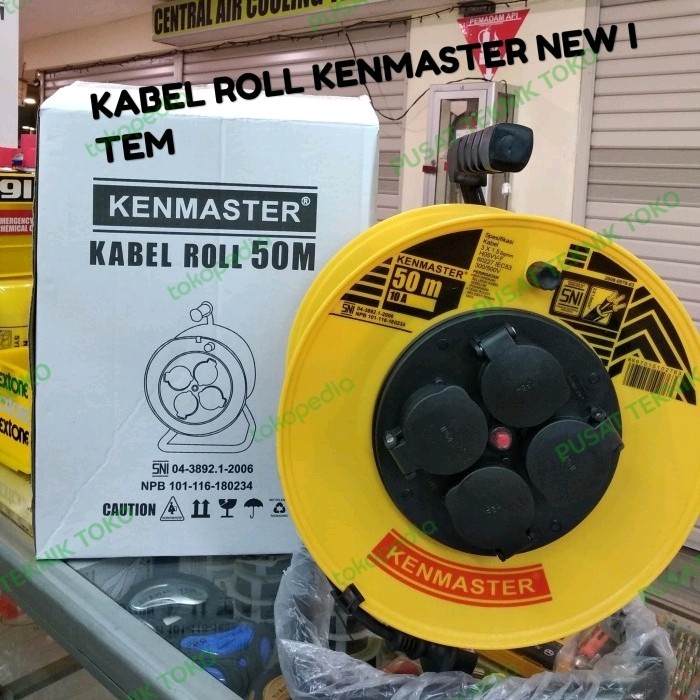 Jual KABEL ROLL 50 METER KENMASTER SNI / KABEL ROLL 50 METER | Shopee ...