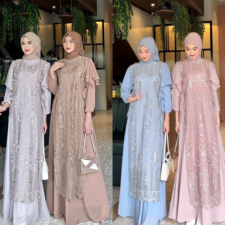 Jual IdQq7Q1 SEASON 2 DELISYA SET NEW MOTIF | Shopee Indonesia