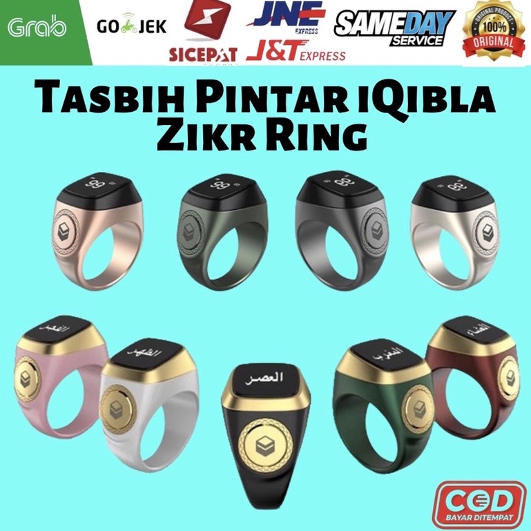 Jual Harga KompetitifYy5Y9 Tasbih Digital Cantik Cincin Dzikir Ring ...