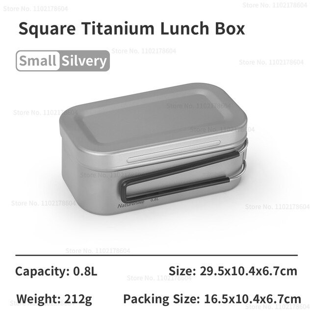 Jual LUNCH BOX TITANIUM NATUREHIKE CNH22CJ010 / KOTAK MAKAN TITANIUM ...