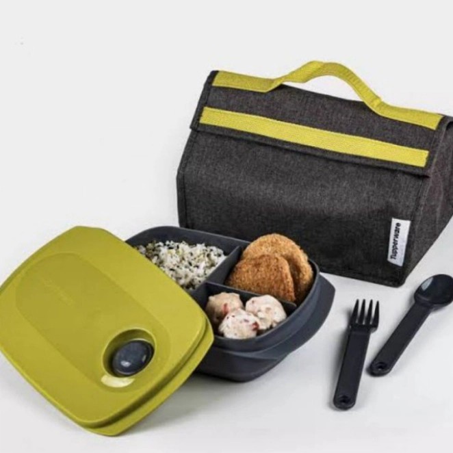 Jual Tupperware Original BYO Lunch Box Set Tempat Bekal Makanan Set ...