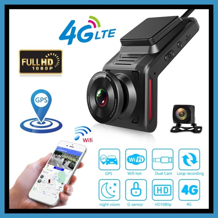 Jual KAMERA MOBIL GPS DUAL LIVE KAMERA 1080P 4G WIFI DASHCAM Z20 ...