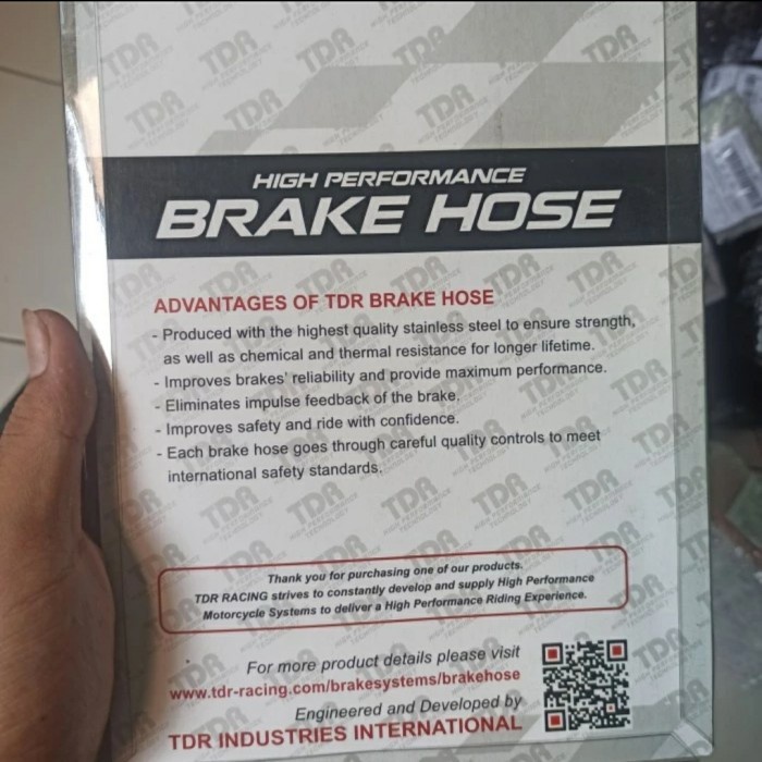 Jual New Selang Rem Tdr Kabel Master Rem Black Carbon 35 Inch 90Cm Nmax ...