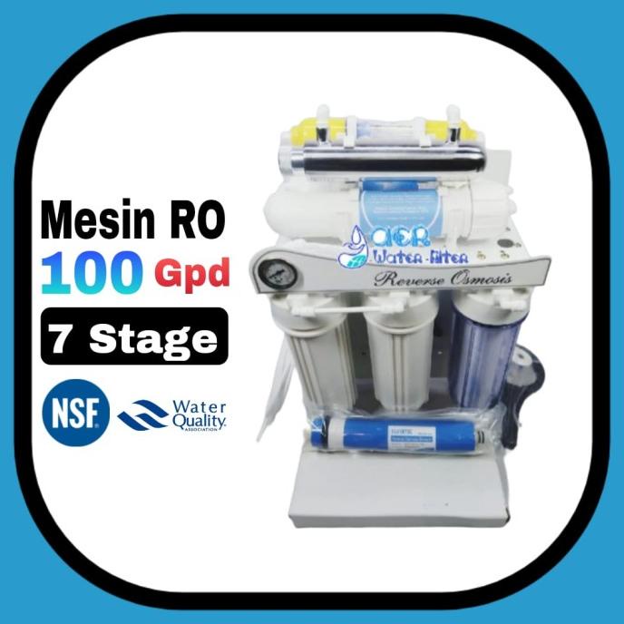 Jual ~^~^~^] Mesin Filter Air Minum RO 7 STAGE 100 GPD + UV | Shopee Indonesia