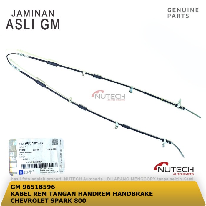 Jual New Kabel Rem Tangan Handrem Handbrake Chevrolet Spark 800 ...