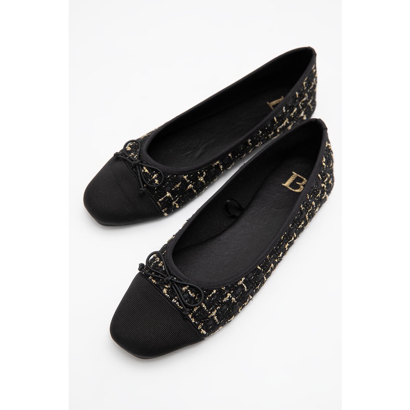 Jual Berrybenka - Sepatu Flatshoes Wanita Sofia Marie Ballerina Tweed ...