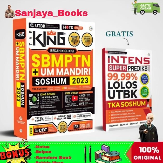 Jual BUKU THE KING SBMPTN SOSHUM + UM MANDIRI TPS 2022-2023 (PLUS BONUS) | Shopee Indonesia