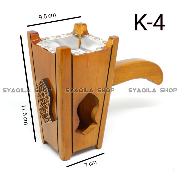Jual Adealines- Tempat Bakar Bakhoor Kayu Jati Teompah Mabkhara Terompa ...