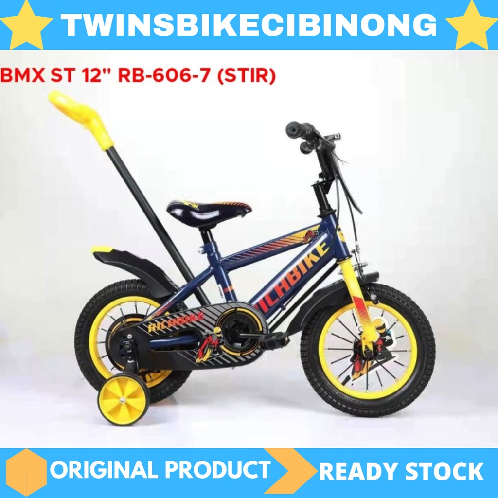 Jual Sepeda Anak 12 Atlantis New Pake Dorongan Stir New | Shopee Indonesia