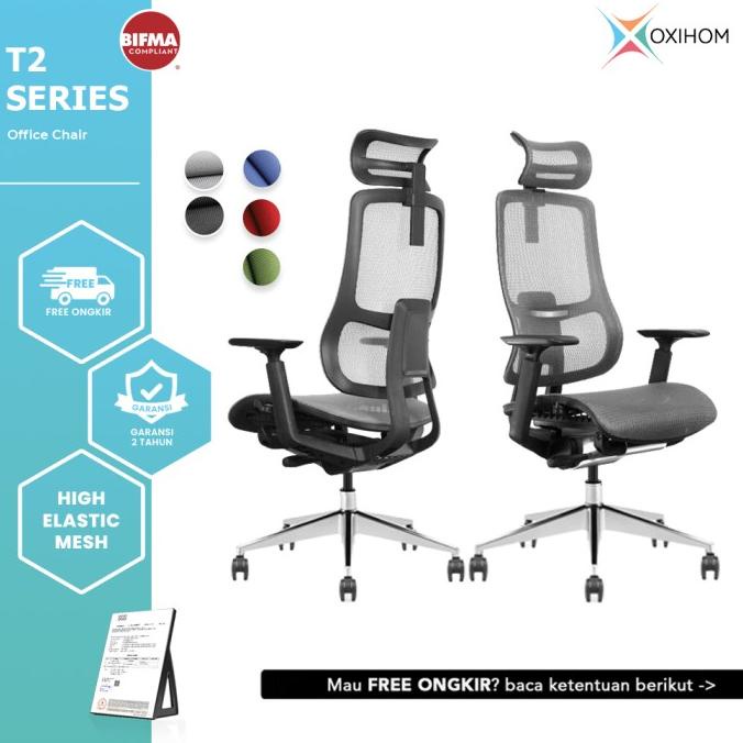 Jual Oxihom T2 Full Mesh Kursi Kantor Kursi Gaming Belajar Jaring ...