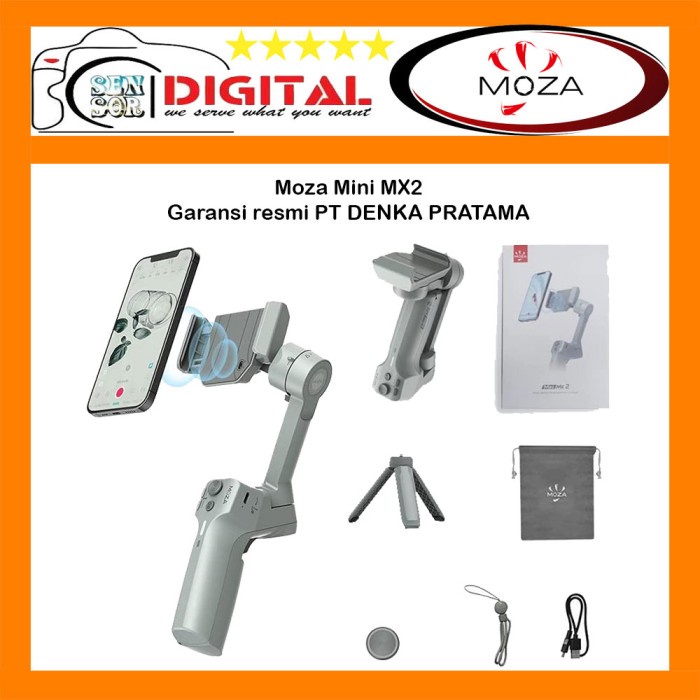 Jual MOZA Mini MX2 / MX 2 - 3-Axis AI Smartphone Gimbal stabillizer ...