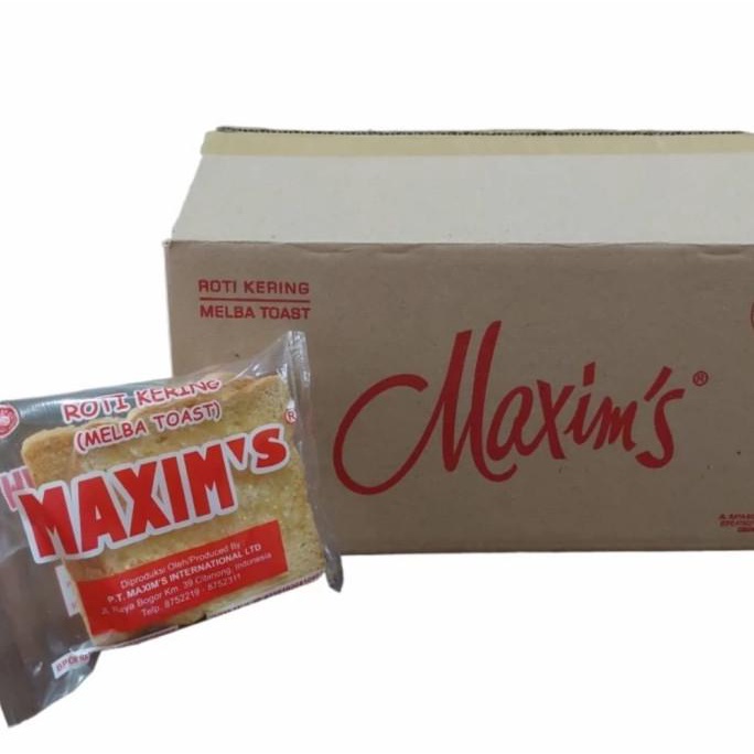 Jual ROTI KERING MAXIM MELBA TOAST ROTI TAWAR BAGELEN MAXIMS JADUL ...