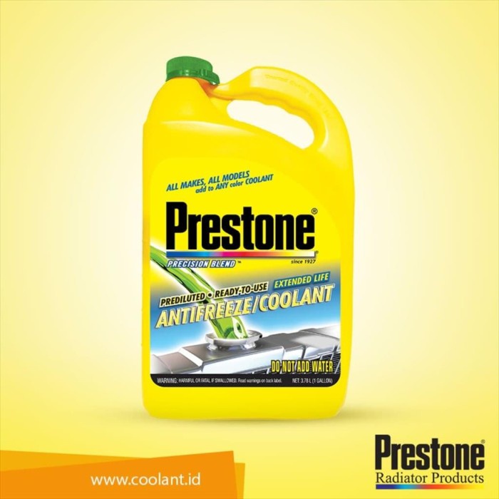 Jual Bestseller Coolant Air Radiator Prestone Hijau 4 Liter Galon Af ...