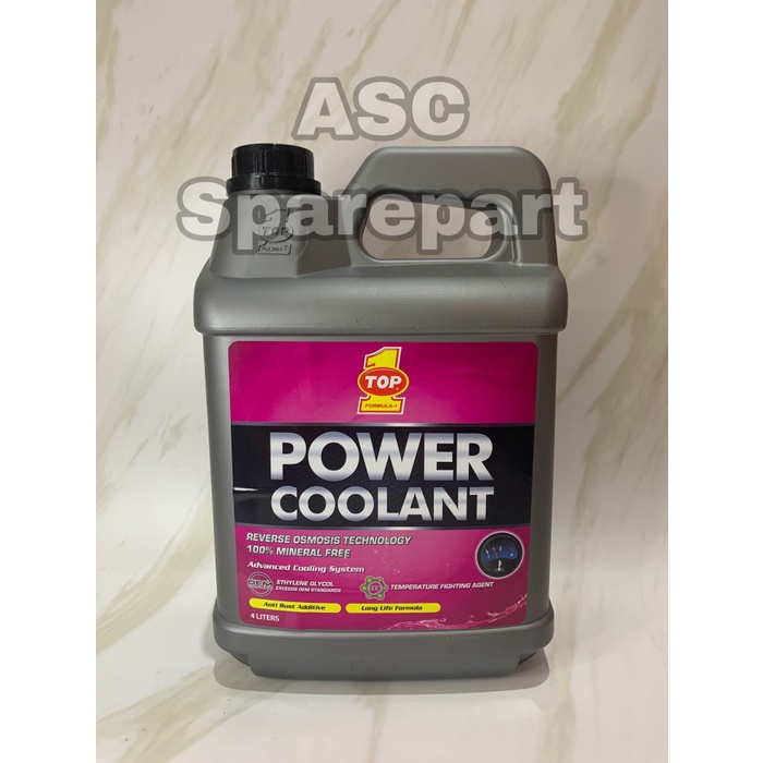 Jual AIR RADIATOR COOLANT TOP1 GALON MERAH/PINK | Shopee Indonesia